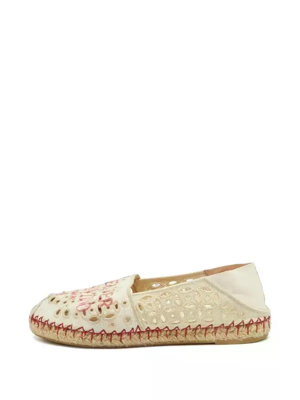 Valentino Garavani 03 Rose Edition Atelier Espadrille Flats - Neutrals