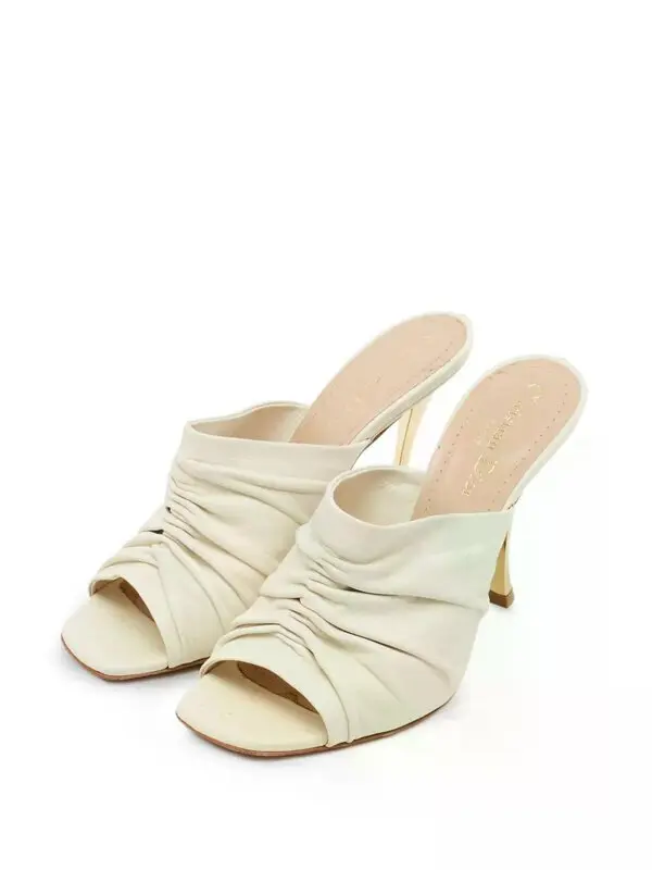 Dior D-fame Gathered Sandals