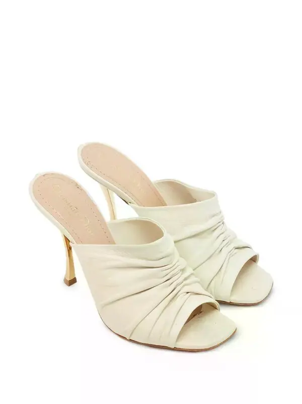 Dior D-fame Gathered Sandals