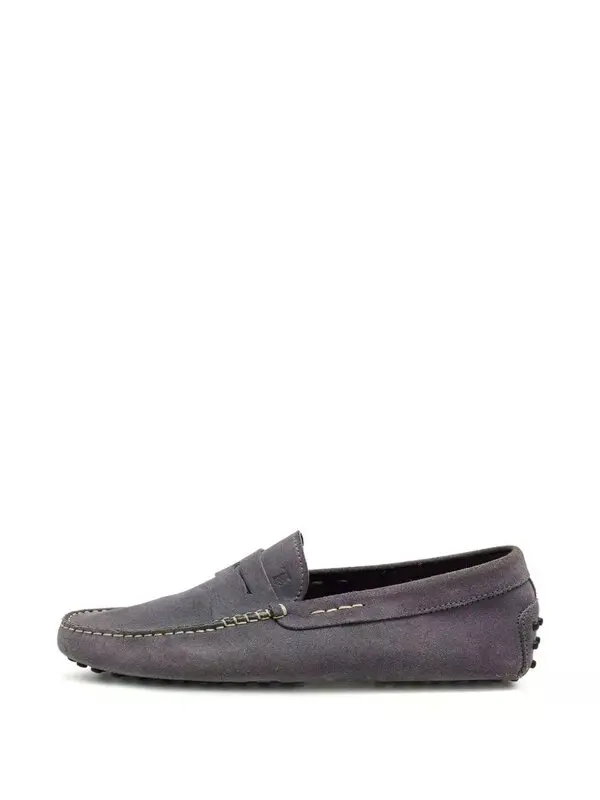 TOD'S Gommino Round-toe Loafers - Blue