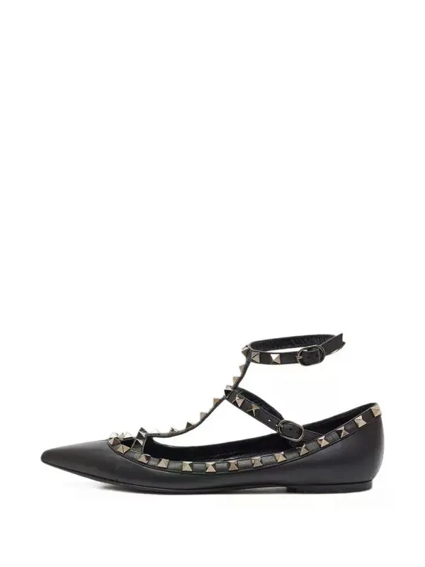Valentino Garavani Rockstud Ballet Flats - Black