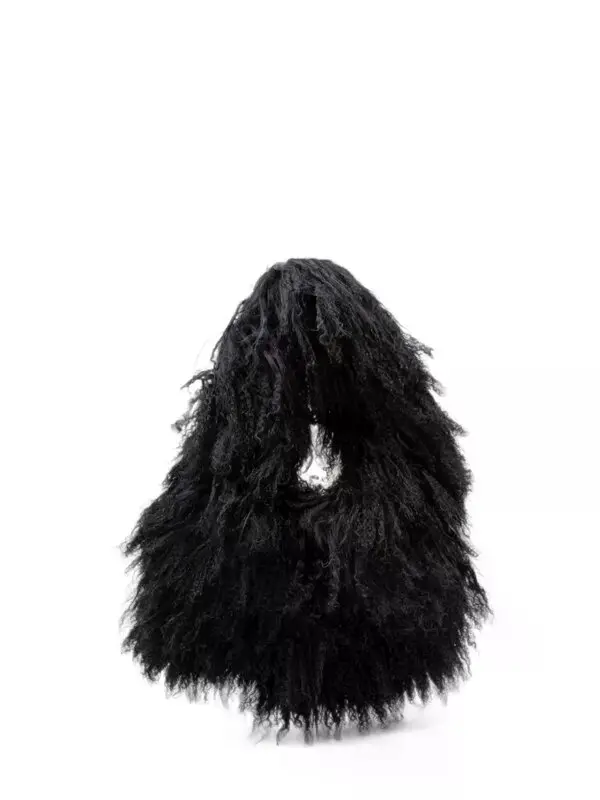MARTHA LOUIS Mongolian Faux Fur Tote Bag