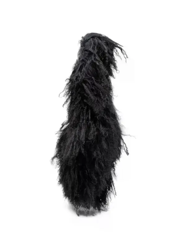 MARTHA LOUIS Mongolian Faux Fur Tote Bag