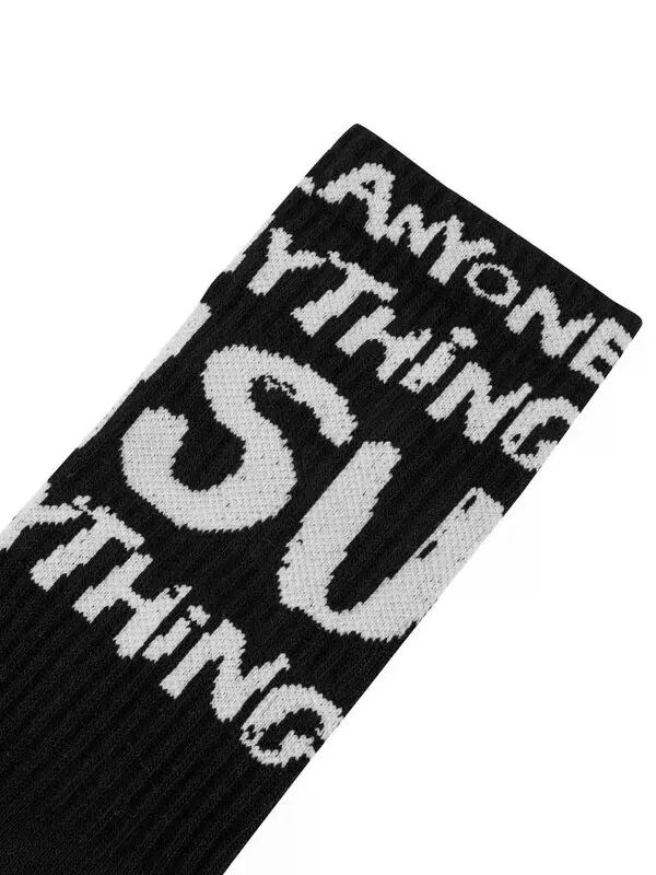EVISU Slogan-jacquard Socks