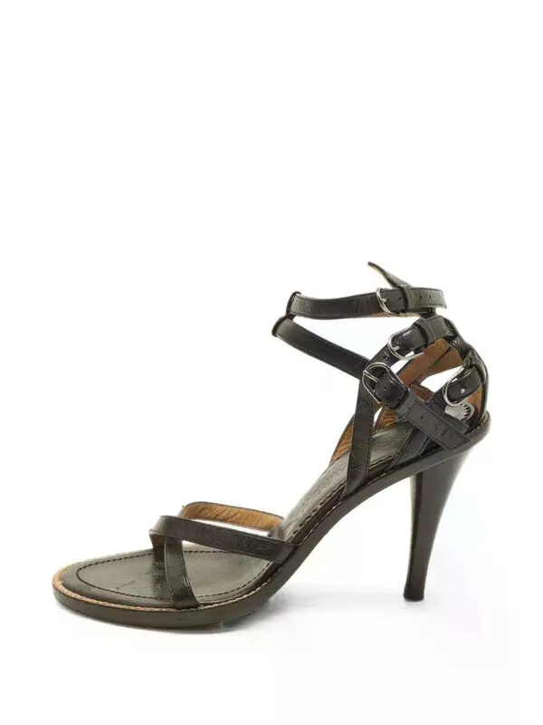 Saint Laurent Ankle-strap Sandals - Black