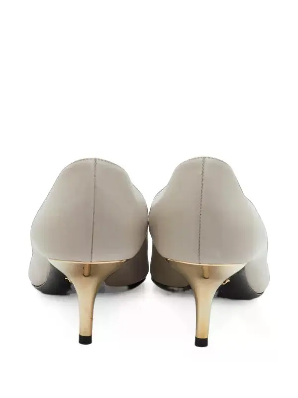 Versace Medusa Plaque Pointed-toe Pumps