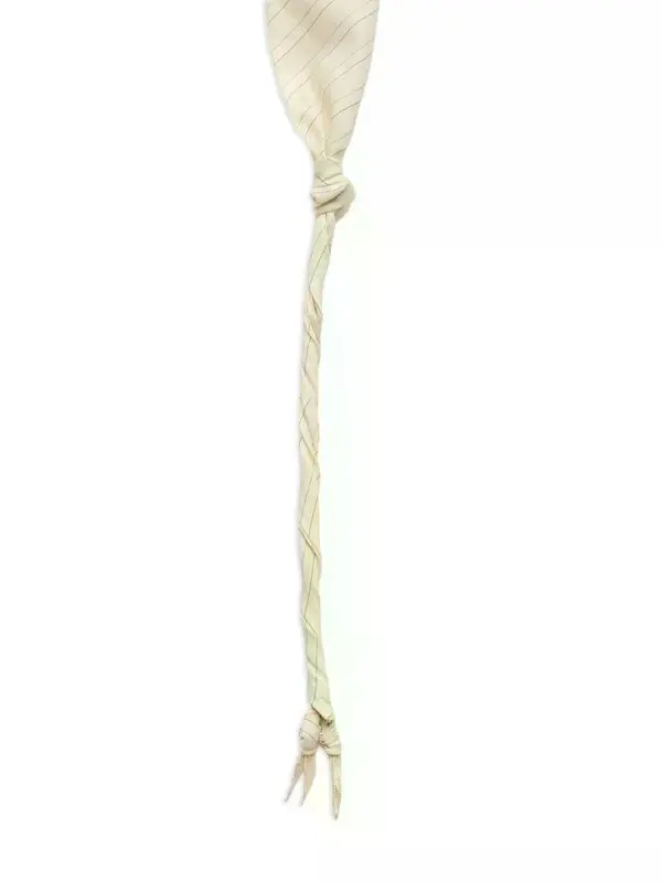 Our Legacy Pinstripe Print Twisted Tie