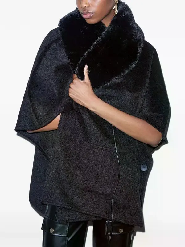 Liu Jo Synthetic-shearling Poncho