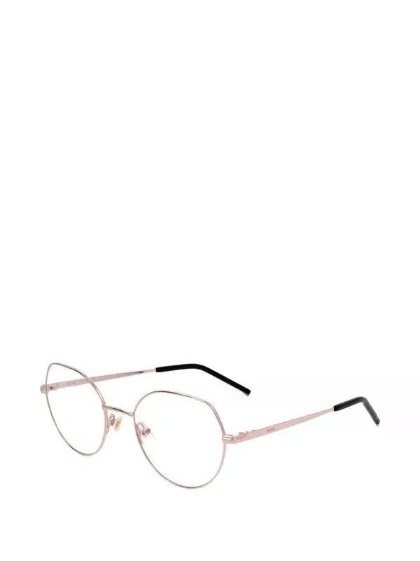 BOSS Geometric Frame Eyeglasses