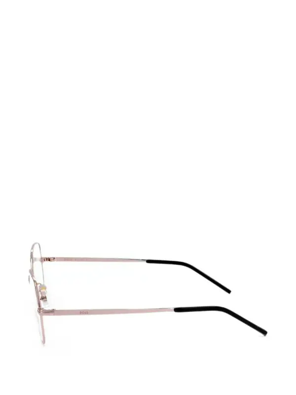 BOSS Geometric Frame Eyeglasses