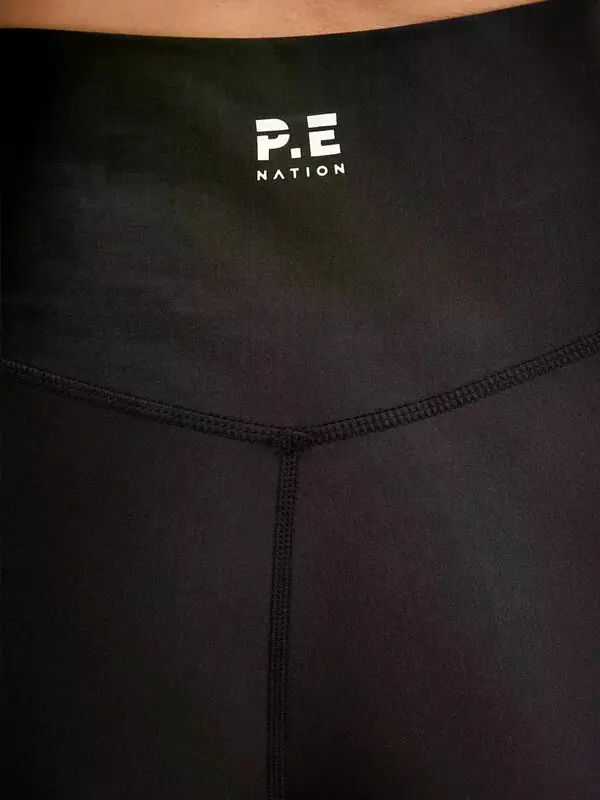 P.E Nation Fairmont Logo-print High-waisted Leggings
