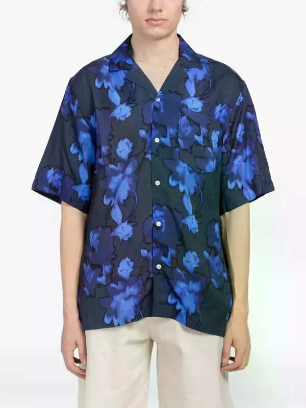 MINIMUM Hayden Floral-print Shirt - Blue