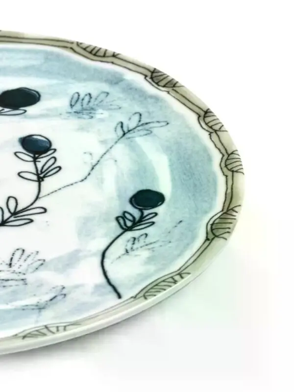SERAX X Marni Floral-print Ceramic Plate