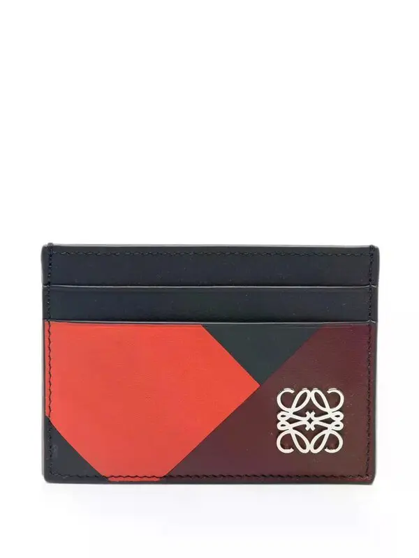 Loewe Anagram-plaque Wallet - Blue