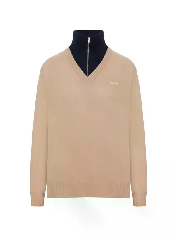 Miu Miu Cashmere Turtleneck Sweater - Brown