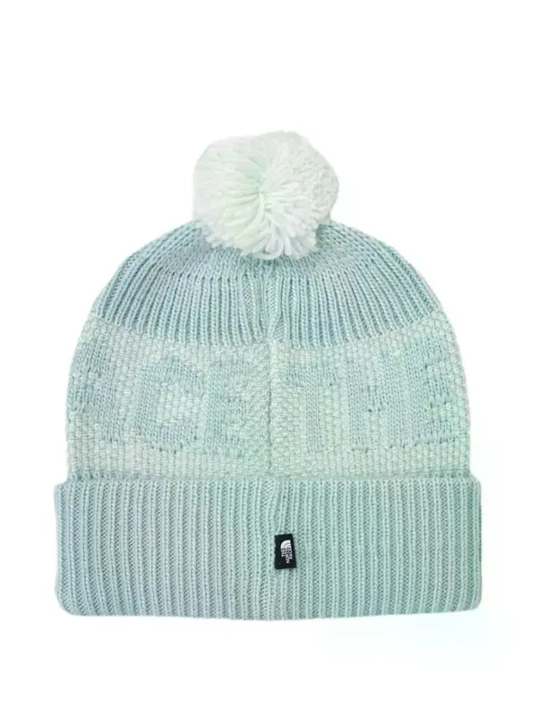 The North Face Retro Cabin Beanie Hat With Pom-pom Detail