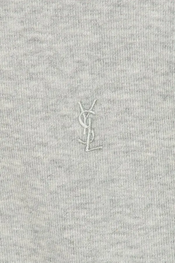 Saint Laurent Cassandre T-shirt - Gris Chine