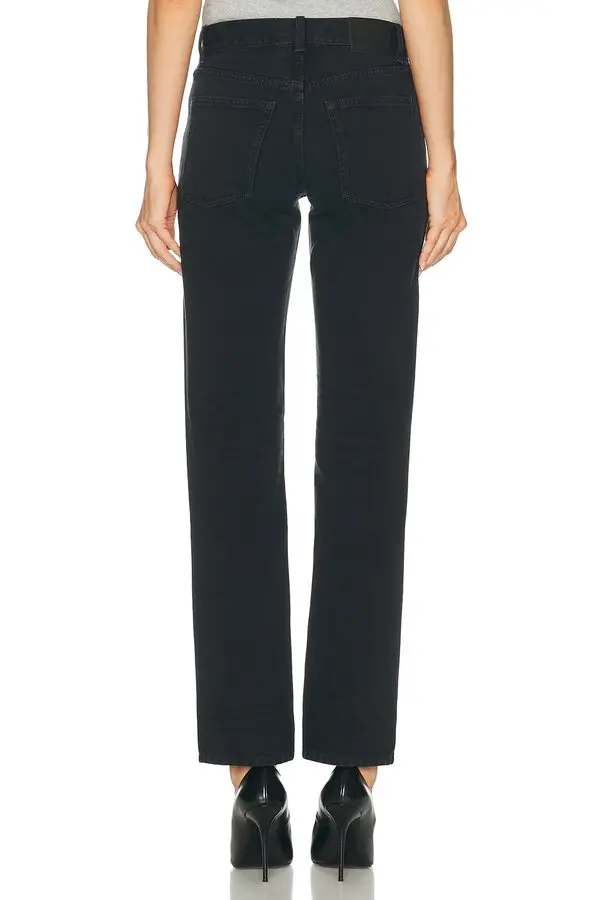 Saint Laurent Relaxed Straight Leg Jeans