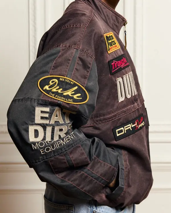 DUKE + DEXTER Dr4 Trackside Vintage Bomber Jacket