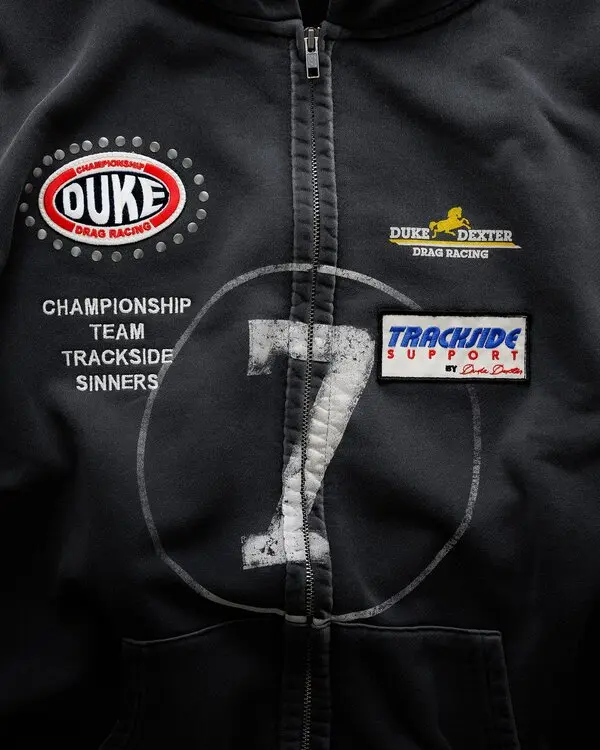 DUKE + DEXTER Dr4 Eat Dirt Washed Zip Hoodie