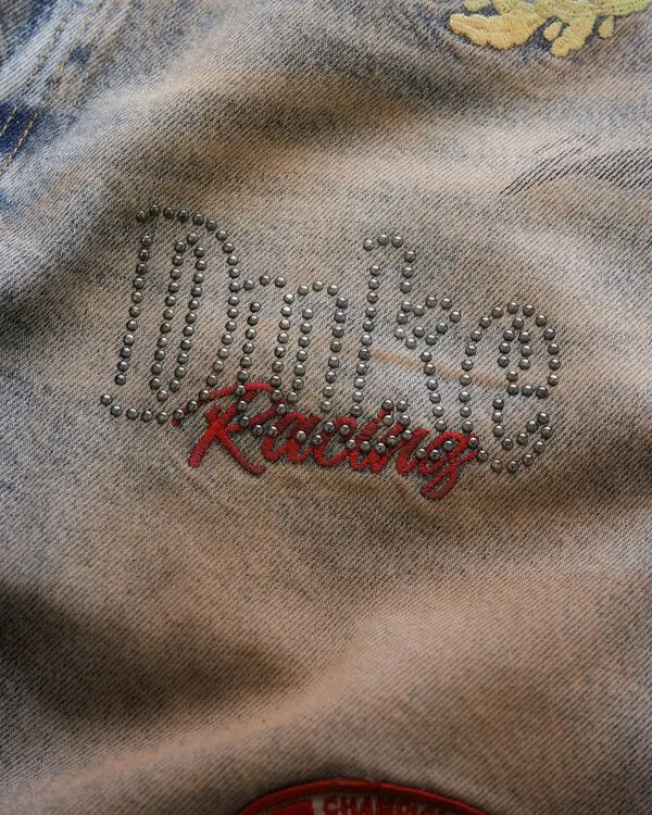 DUKE + DEXTER Dr4 Trackside Washed Denim Jeans