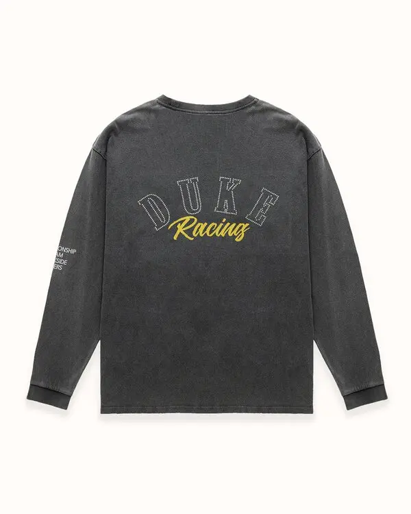 DUKE + DEXTER Dr4 Washed Track Long Sleeve Top