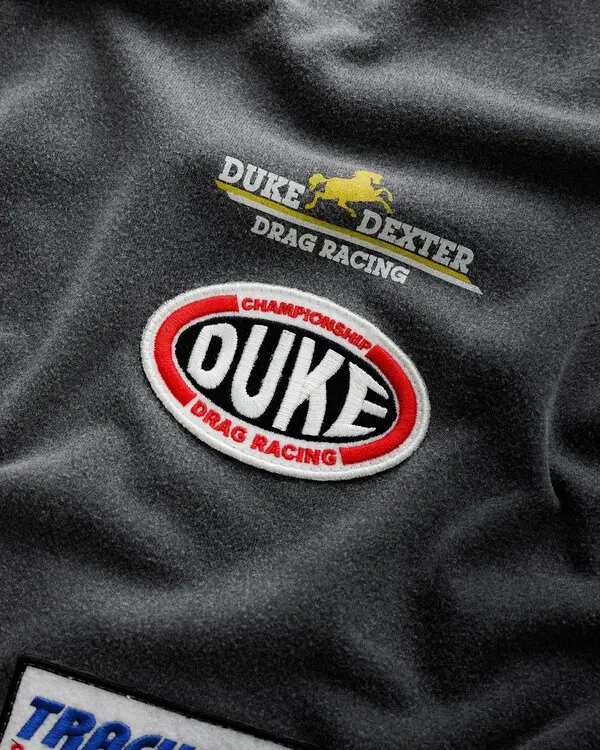 DUKE + DEXTER Dr4 Washed Track Long Sleeve Top