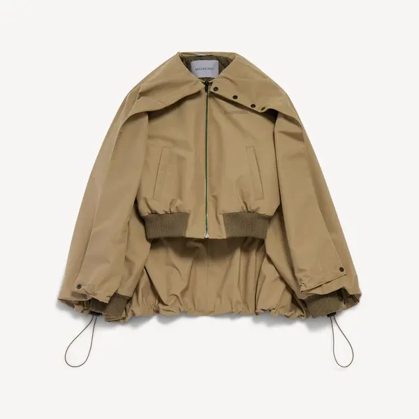 Balenciaga Bomber Cape - Green