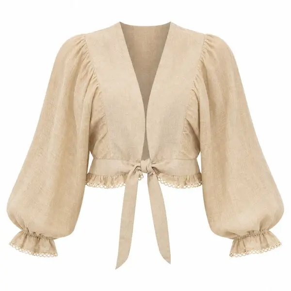 MUCHE & MUCHETTE Ishaan Top Taupe - Brown