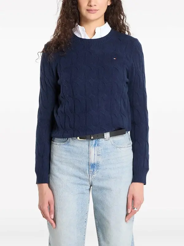 Tommy Hilfiger Knitted Sweater - Blue