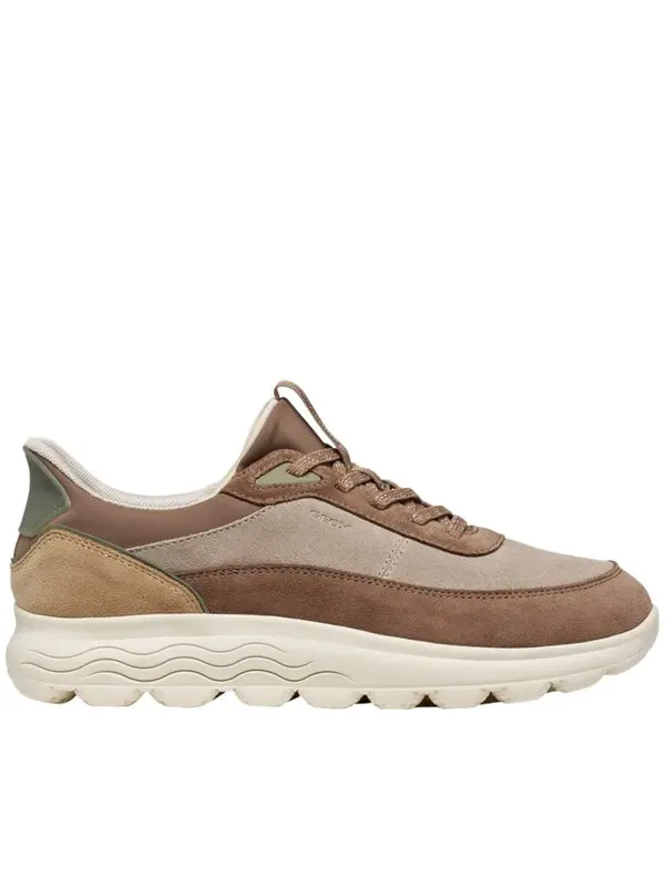 Geox Spherica Plus Lace-up Sneakers - Brown