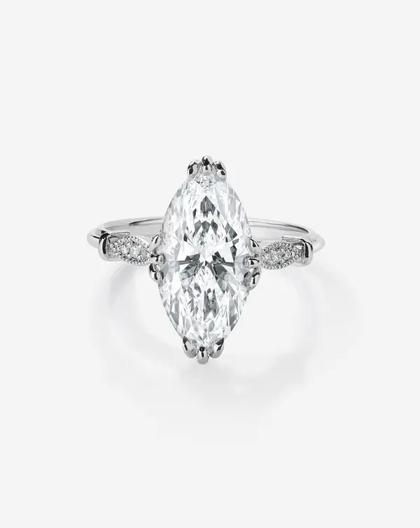 Ring Concierge 2.04 Ct. Marquise Lab Diamond In Signature Antique® Engagement Ring - Gold