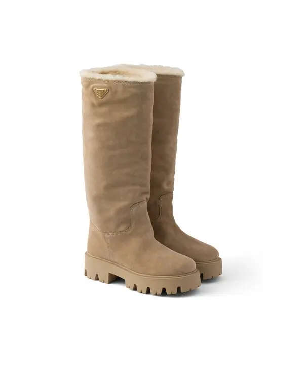 Prada Suede Boots
