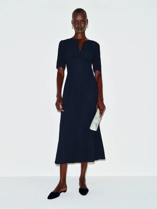 REFORMATION Nerine Midi Dress - Blue