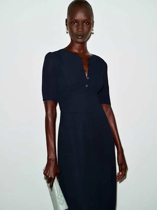 REFORMATION Nerine Midi Dress - Blue