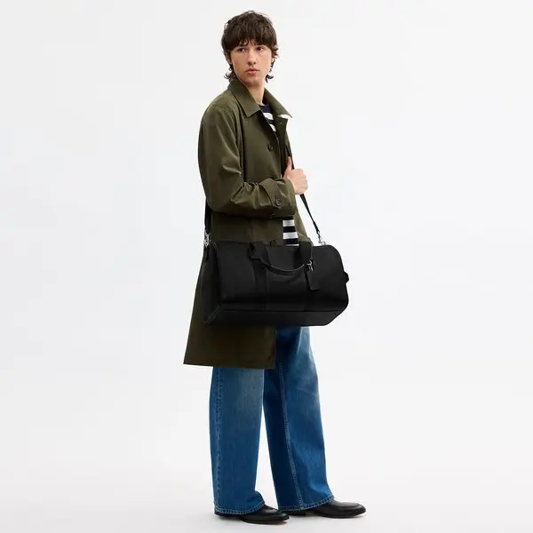 COACH OUTLET Explorer Duffle Bag 45 - Silver/black