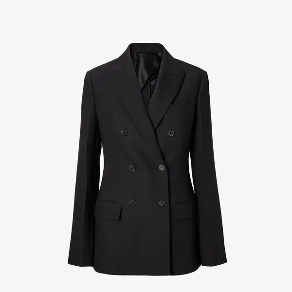 Fendi Double-breasted Silk And Cotton Cady Blazer