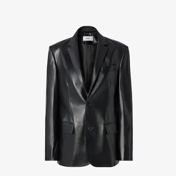 Fendi Single-breasted Nappa Leather Blazer