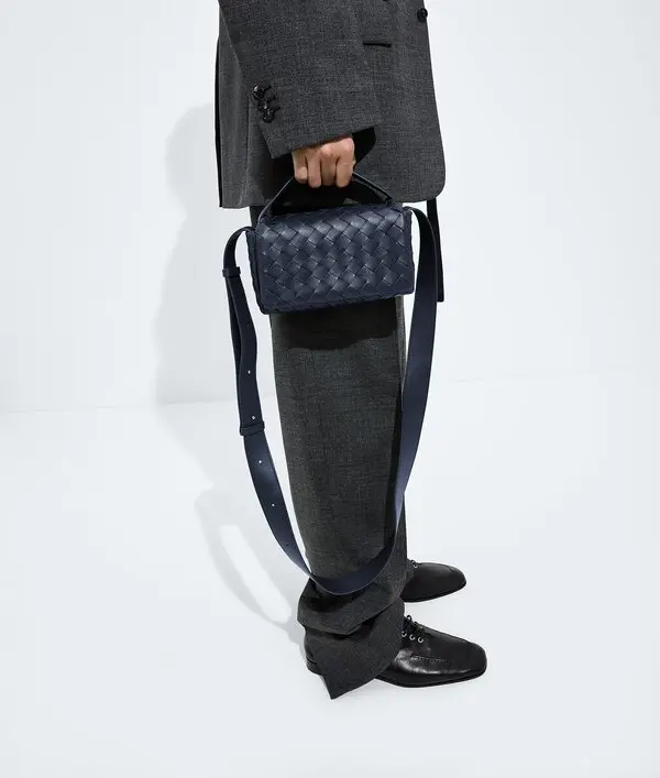 Bottega Veneta Intrecciato Mini Bag With Flap