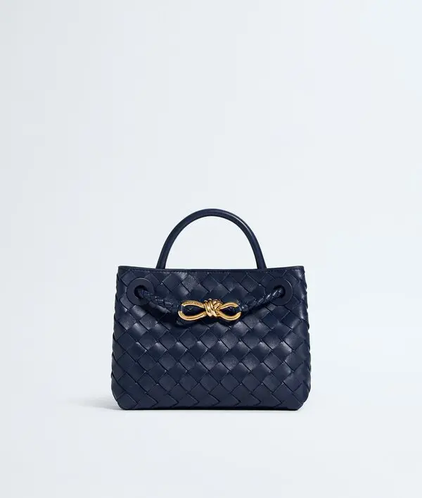 Bottega Veneta Mini Andiamo - Petroleum