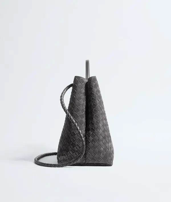 Bottega Veneta Large Andiamo - Obsidian Gray