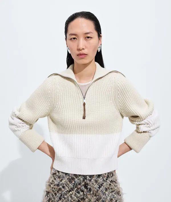 Bottega Veneta Wool And Cashmere Sweater - Dove