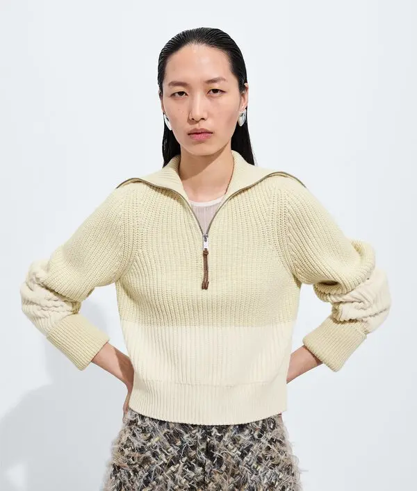 Bottega Veneta Wool And Cashmere Sweater - Dove