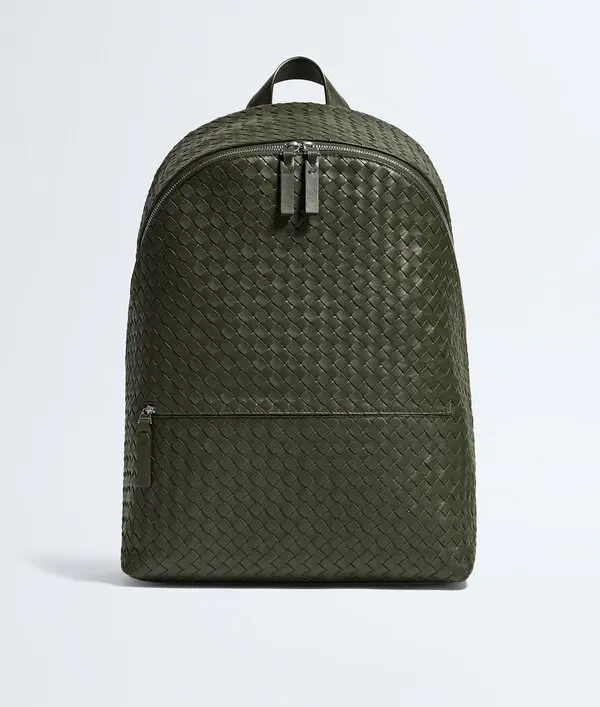 Bottega Veneta Intrecciato 1975 Backpack - Bark Green