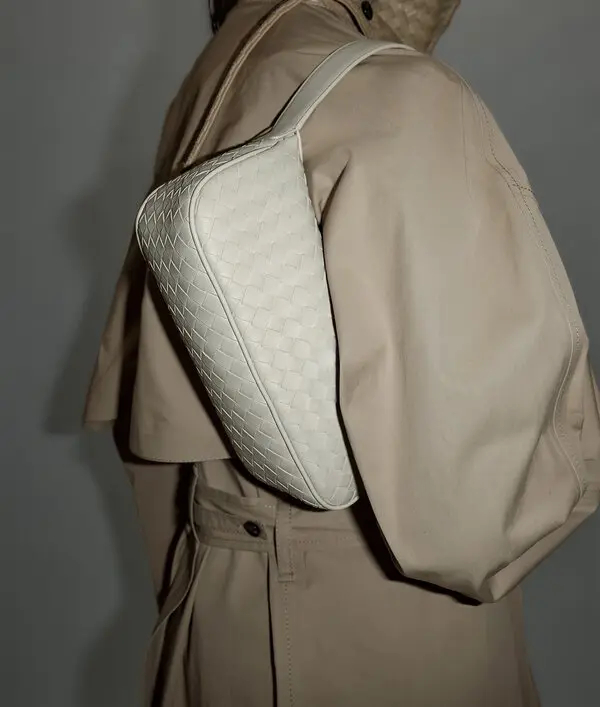 Bottega Veneta Nodo Shoulder Bag - Silica Gray