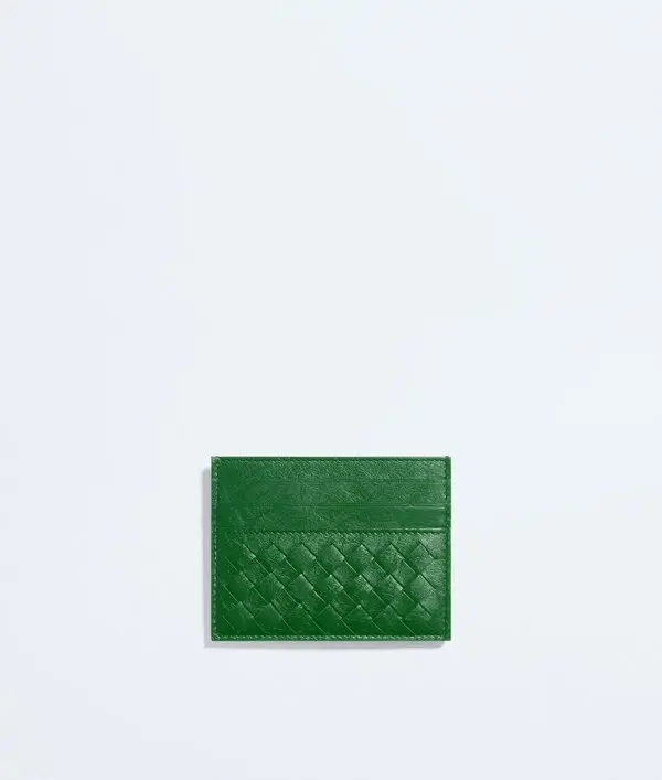 Bottega Veneta Woven Mycelium Credit Card Case