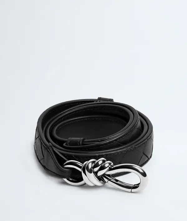 Bottega Veneta Andiamo Belt - Black