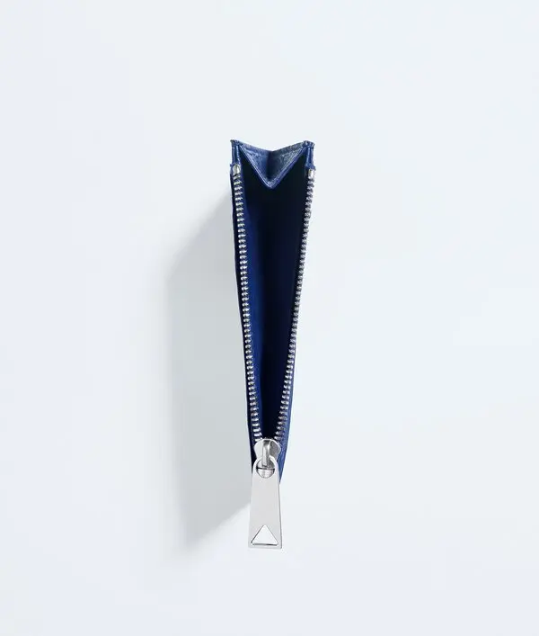 Bottega Veneta Woven Mycelium Zipped Card Case