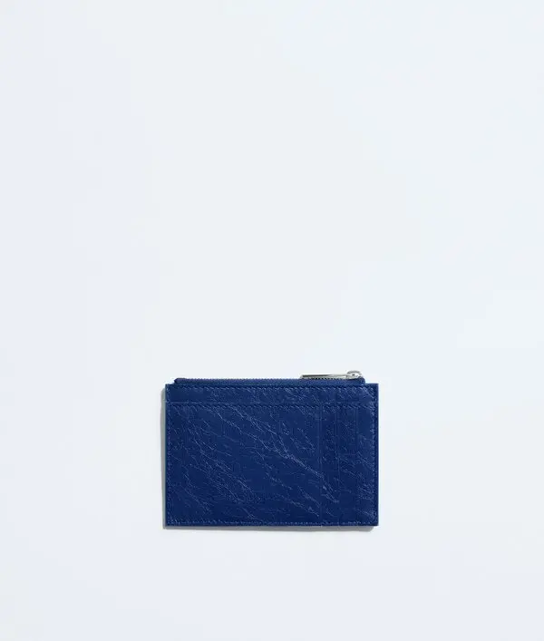 Bottega Veneta Woven Mycelium Zipped Card Case