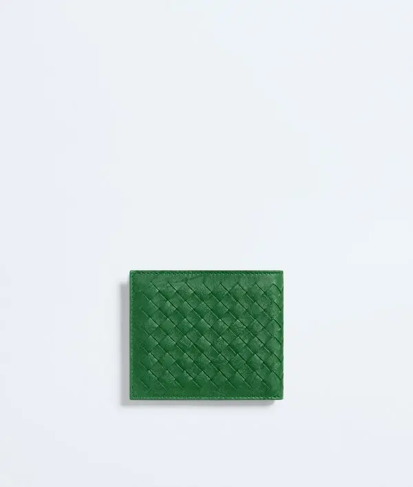 Bottega Veneta Woven Mycelium Bi-fold Wallet